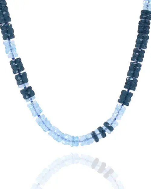 C. GRASSI Gemstone Necklace - 17-19"